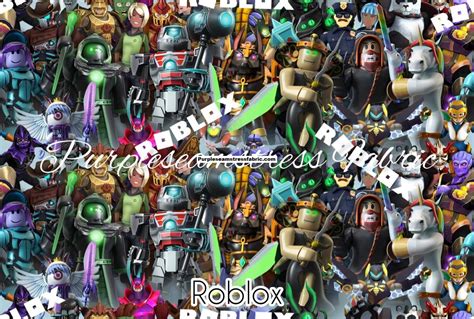Roblox Cotton Lycra Purpleseamstress Fabric