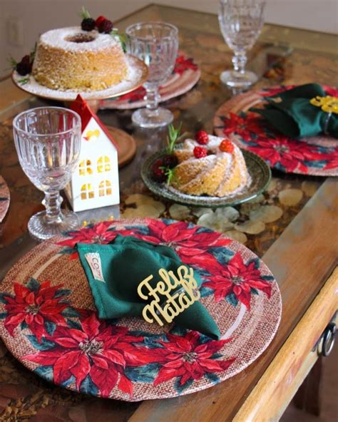60 Inspirações de mesa posta para o natal Entre na Festa Blog de