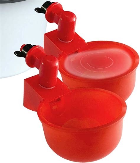 2 Pièces Gobelets À Eau pour Poulet Gobelets pour Abreuvoirs pour