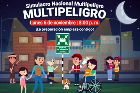 C Mo Participar En El Simulacro Nacional Multipeligro Del De