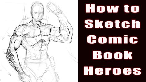 How To Draw Comic Book Heroes Video YouTube