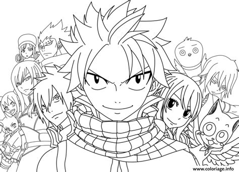 Coloriage Fairy Tail Le Film Dessin Fairy Tail à imprimer