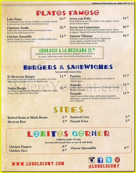 Lobo Loco Restaurant In Brooklyn Official Menus Photos