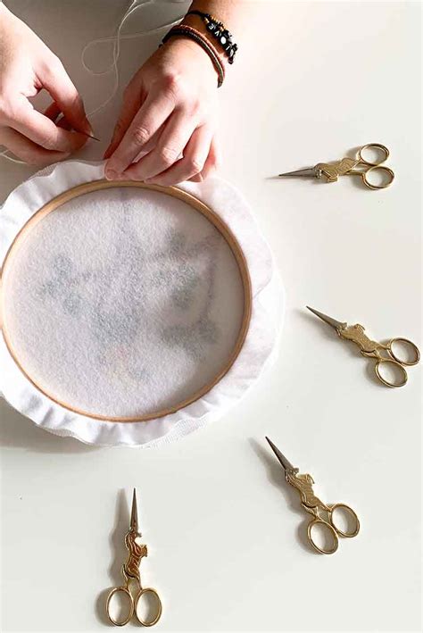 Tutorial How To Frame Your Embroidery Work In A Hoop Studio Koekoek