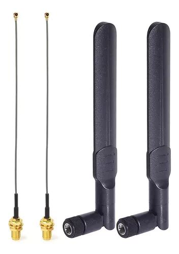 Antena Wifi De Doble Banda 2 4ghz 5ghz 5 8ghz 8dbi Rp Sma Ma Cuotas
