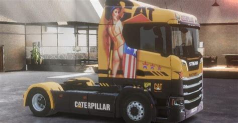 Scania S Skin CAT Captain America Truckers Of Europe 3 Skin Truckers