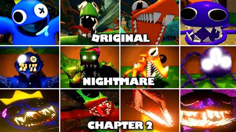 ALL JUMPSCARES Rainbow Friends VS Rainbow Friends RP YouTube