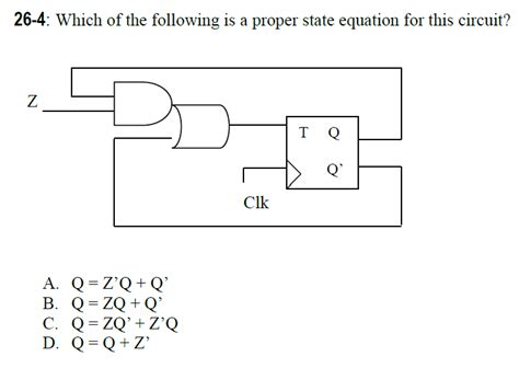 [solved] 26 1 analyze the following sequential circuit and complete course hero