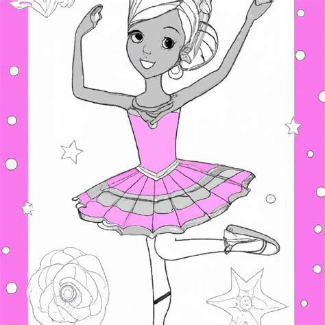 40 Desenhos De Barbie Bailarina Para Imprimir E Colorir Pintar