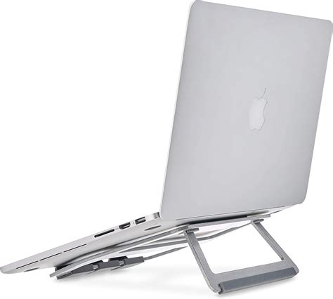 Amazon Basics Supporto Richiudibile In Alluminio Per PC Portatili Con