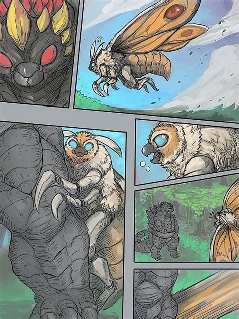 Pin By Heber Lopez Guzman On Mothzilla Kaiju Monsters Godzilla Comics Kaiju Art