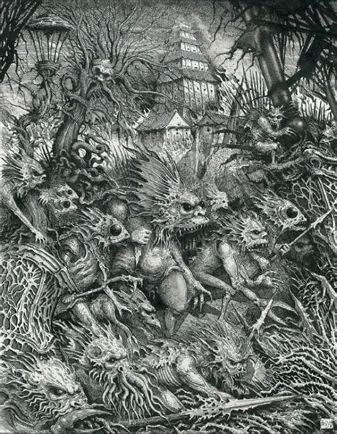 Phantastische Illustrationen Dark Art Drawings Dark Drawings