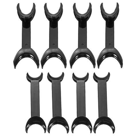 Amazon 8 Pcs T Shape Black Intraoral Cheek Lip Retractor Double