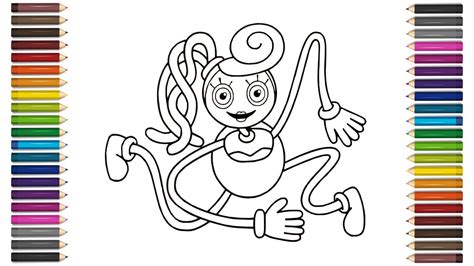 Mommy Long Legs Coloring Pages Page De Coloriage Mommy Long Legs