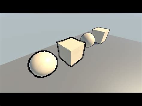UNITY DEMONSTRATION Screen Object Specific Pixelation Shader URP