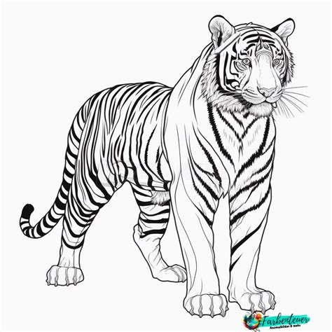 Ausmalbild Tiger Kostenlose Vorlagen Zum Ausdrucken Und Ausmalen