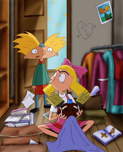 Arnold And Helga Hey Arnold Fan Art Fanpop
