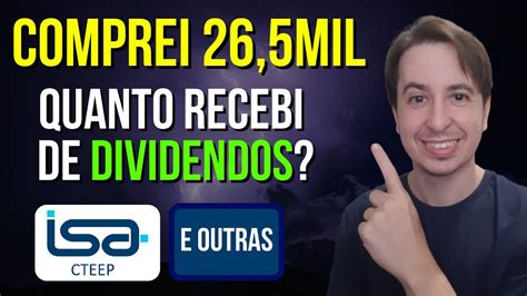 Comprei Trpl Itsa E Quanto Recebi De Dividendos Quanto Rendeu
