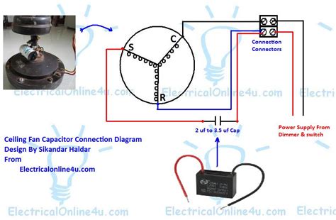 Ceiling Fan Capacitor Circuit Diagram