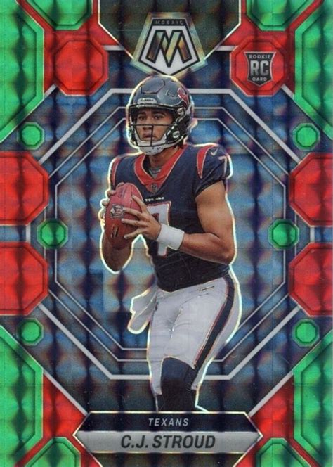 CJ Stroud 2023 Mosaic Choice Red Green 292 Price Guide Sports Card