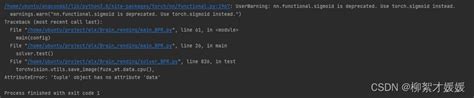 解决AttributeError tuple object has no attribute data 问题 tuple