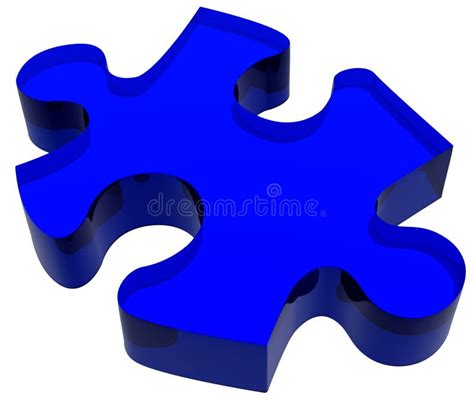 Blå Puzzfred Med Hjärta Symbol För Autismmedvetenhet Världsdag För