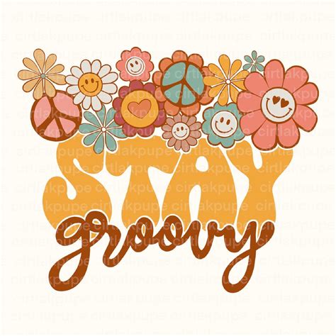 Retro Stay Groovy Png Summer Shirt Png Hippie Summer Png Etsy