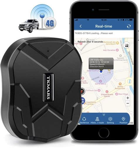 Rastreador GPS 4G GPS Tracker para Autos Vehículo o Moto Antirrobo