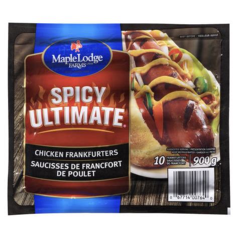 Maple Lodge Farms Spicy Ultimate Chicken Frankfurters Save On Foods