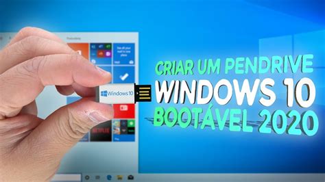 Como CRIAR um PENDRIVE bootável Instalar WINDOWS 10 pelo PENDRIVE