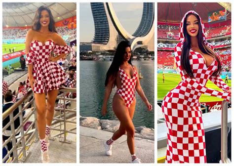 World Cup S Sexiest Fan Snubs Qatar Dress Code Risks Arrest