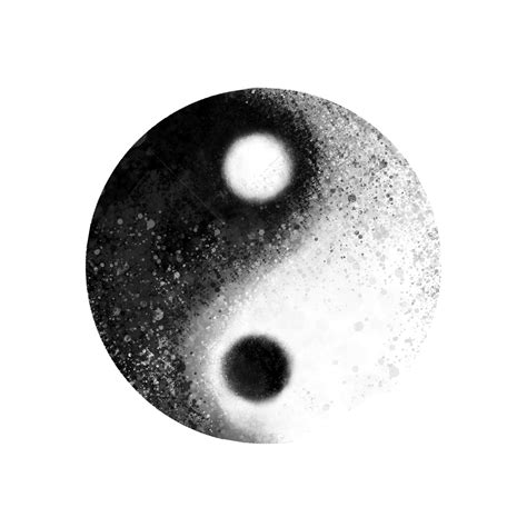 Ying And Yang Watercolor Splash Ying Yang Ying And Yang Chinese Png