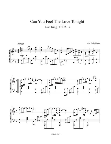 Lion King Ost Can You Feel The Love Tonight