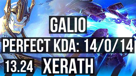 Galio Vs Xerath Mid Comeback Rank Galio Legendary Tr