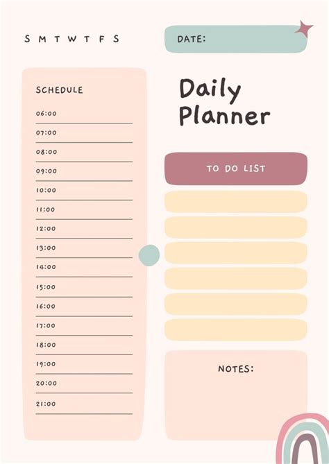 Free And Customizable Weekly Planner Templates Canva