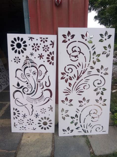 Cnc Plasma Ganesha With Curl Jali Svg Dxf Design Makerbhawan