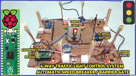 Way Traffic Lightcontrol System Using Raspberry Pi Pico With
