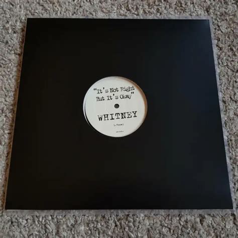 WHITNEY HOUSTON It S Not Right But It S Okay US 12 Disco Vinyl