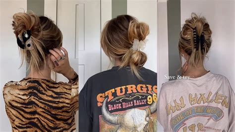 12 Ways To Style Claw Clip Claw Clip Hairstyles The Hairdo S