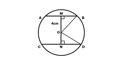 Engths Of Two Parallel Chords Of A Circle Are 6 Mathrm Cm And