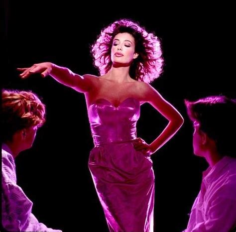 Lisa Kelly LeBrock Weird Science 1985 Pink Dress Women Kelly