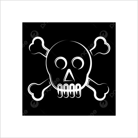 Skull Crossbone Vector Art PNG Skull And Crossbones Icon Halloween