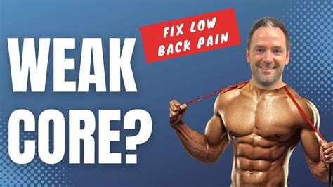 3 Best Core Exercises For Lower Back Pain YouTube