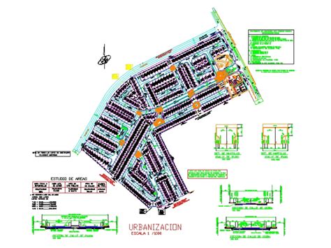 Lotificacion En AutoCAD Descargar CAD Gratis 796 66 KB Bibliocad