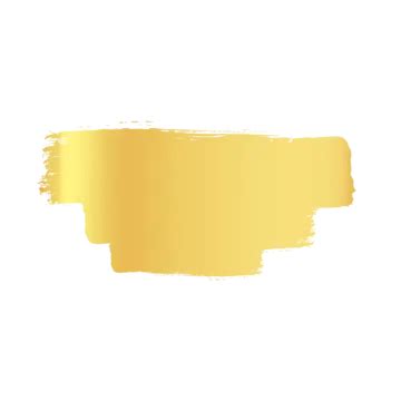 Gold Brush Stroke Vector Gold Brush Stroke White Background Gold