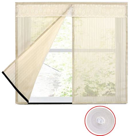47x39Pulgada Ventana Pantallas Velcro de cuadro completo magnético de