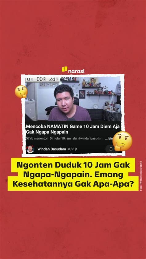 Narasi Newsroom On Twitter Hayooo Siapa Nih Yang Suka Duduk Terlalu