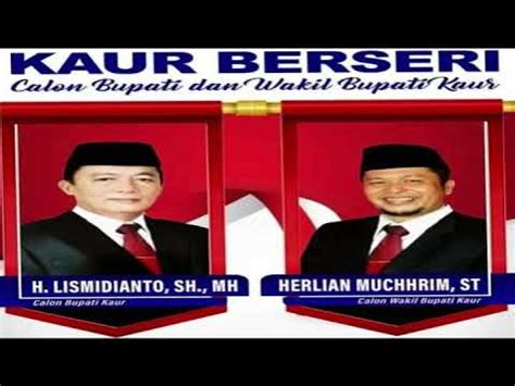 PENDAFTARAN CALON BUPATI DAN WAKIL BUPATI H LISMIDIANTO SH MH DAN