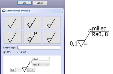 TechDraw SurfaceFinishSymbols FreeCAD Documentation