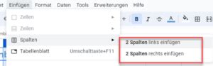 Mehrere Zeilen Spalten In Excel Und Google Sheets Einf Gen Automate Excel